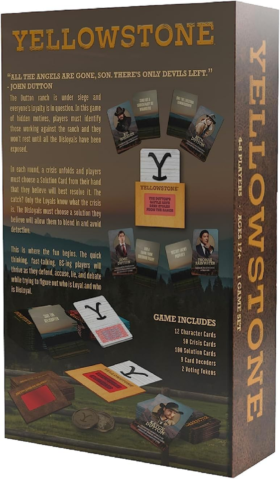Yellowstone WILD-390 Social Game of Accusations Party Game Card Game | eBay