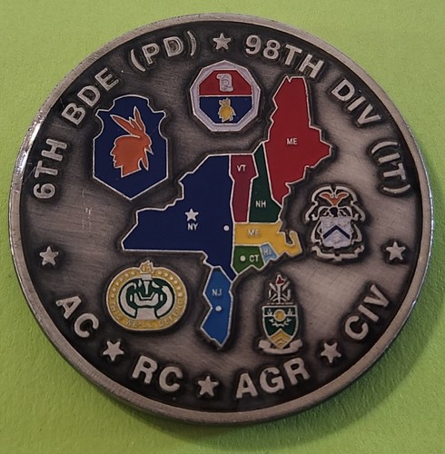 Challenge Coin 6th Brigade (PD) 98th Division (IT) | eBay