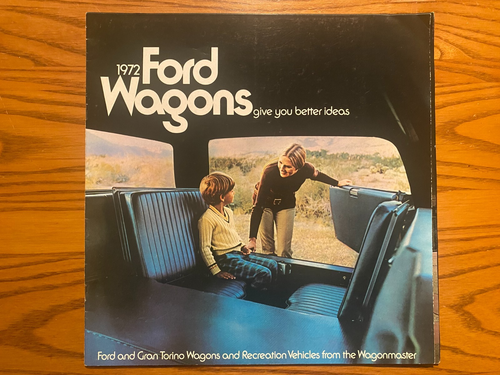 1972 Ford Wagon Sales Brochure - Full Size, Torino, Club Wagon, Bronco ...