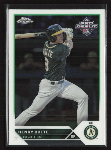 Henry Bolte 2023 Topps Pro Debut Chrome #PDC-48 Athletics {1018 | eBay