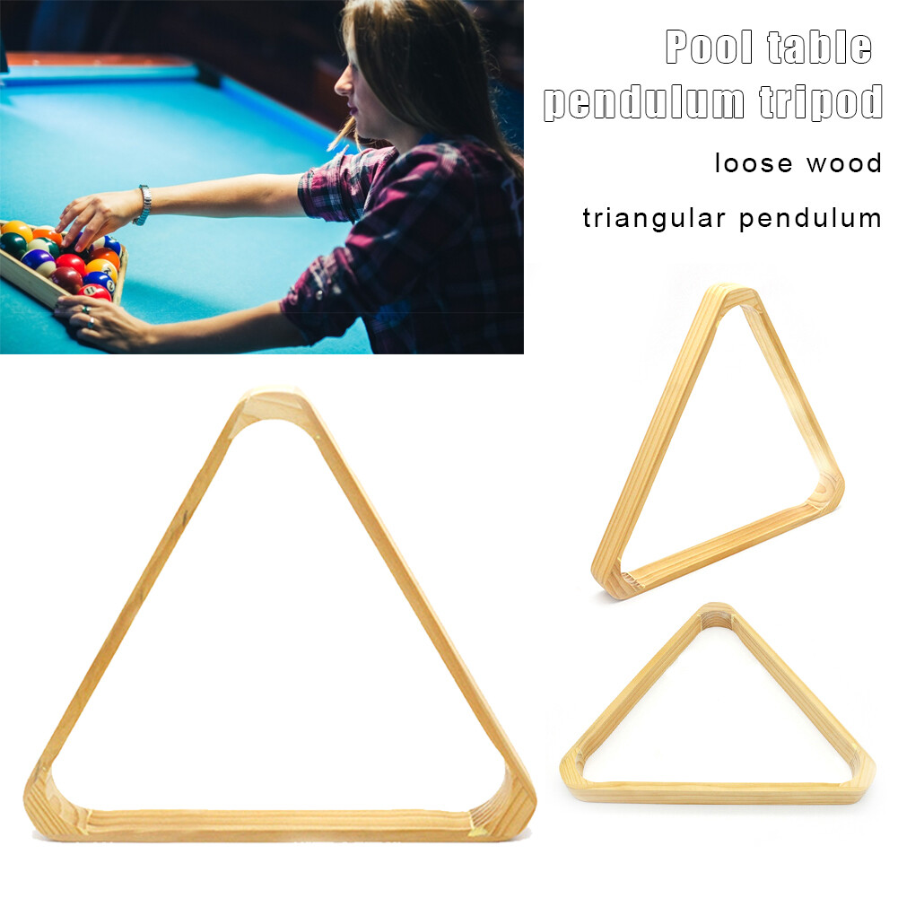 Pool Triangle Wooden Rack Billiard Balls Pool Table Tripod | eBay