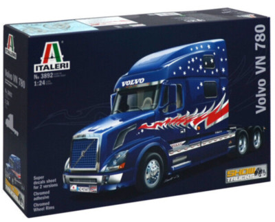 Italeri Volvo VN 780 1/24 Scale Plastic Model Truck Kit 3892 | eBay