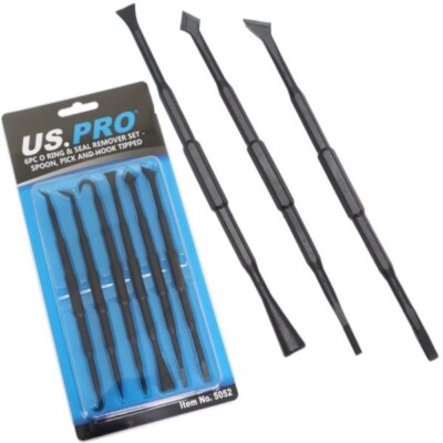 US PRO 6pc Non Scratch Nylon O Ring / Seal Remover Set Hook Pick ...