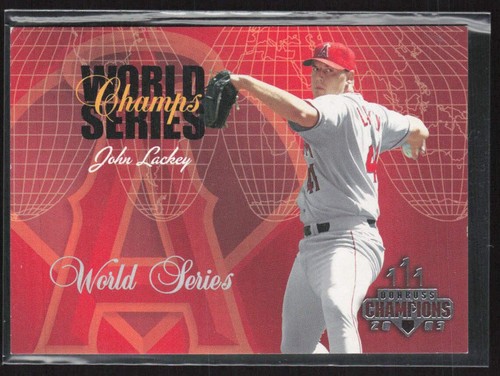2003 Donruss #WSC-8 John Lackey World Series Champs /2002 | eBay