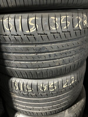Set of (2) Used 315/35R22 Continental PremiumContact 6 SSR 111Y - 70% ...
