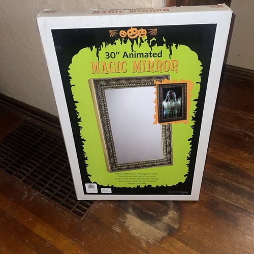 30" Animated Magic Mirror - Retired. Haunted Halloween | eBay
