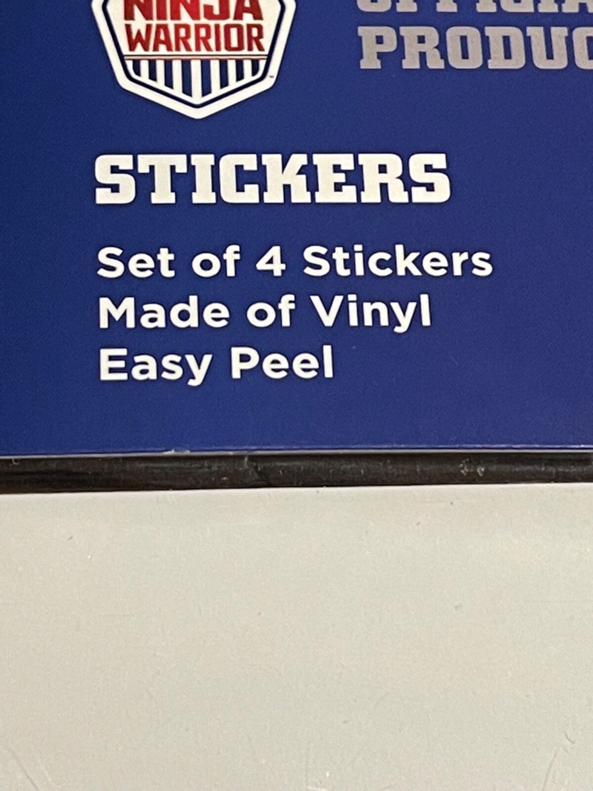 American Ninja Warrior Official Shield Sticker - 4pk for sale online | eBay