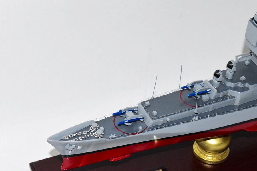 USS Long Beach CGN-9 Model,Navy,Scale Model,Mahogany,Long Beach Class ...
