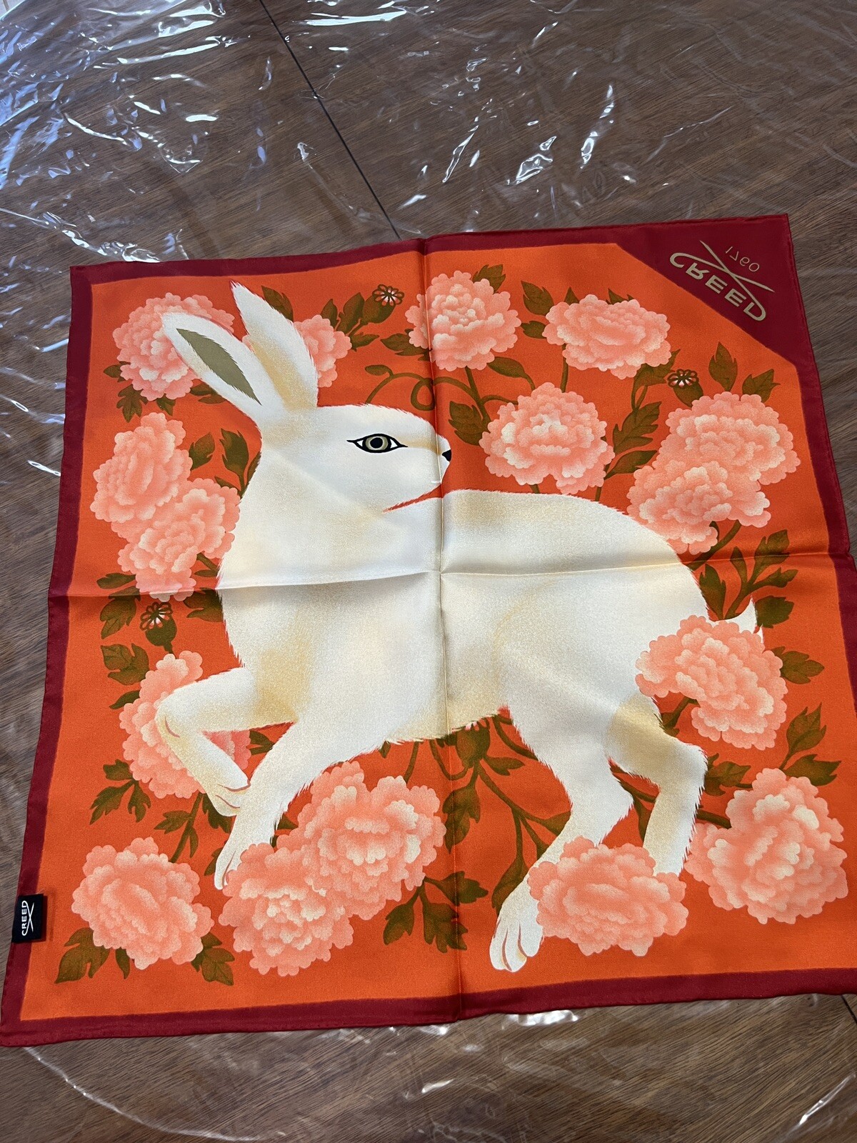 NEW Creed Rabbit 100% Silk Scarf Limited Edition | eBay