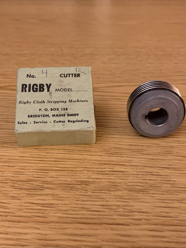Rigby #4 Cloth Stripping Machine Cutter Head Cutterhead | eBay