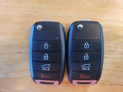 (2)2017-2019 Kia Soul Filp Key Fobs W/O key. Key Fob only (pair) | eBay