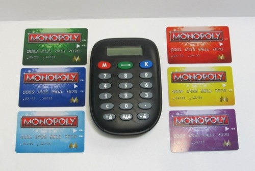 Replacement ELECTRONIC BANKING UNIT & 6 DEBIT CARDS 2011 Monopoly ...