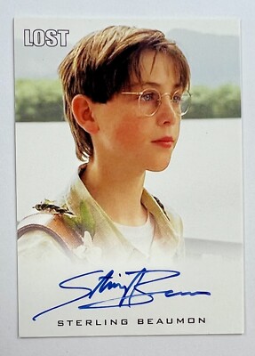 Rittenhouse Lost Sterling Beaumon as Young Benjamin Linus Auto AR60 | eBay
