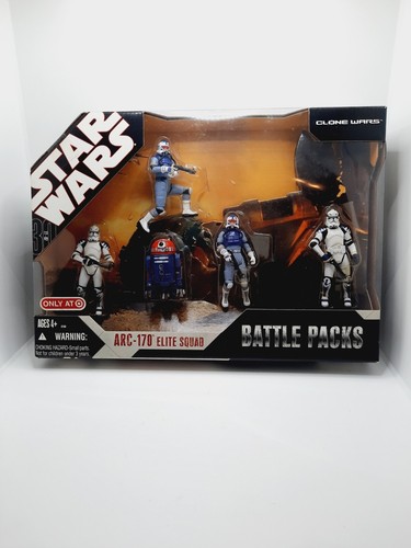 Star Wars 30th Anniversary Battle Packs ARC-170 Elite Squad Clone Wars ...