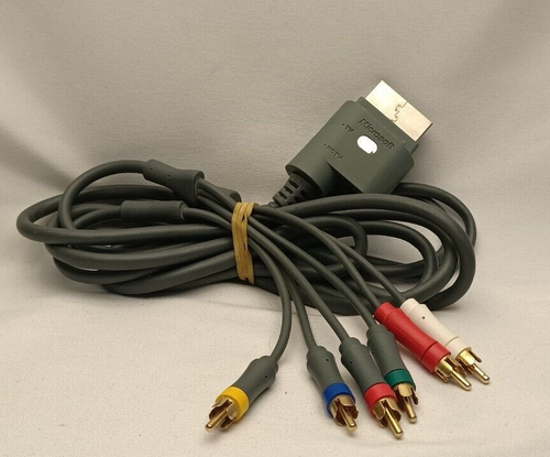 XBOX 360 Official Genuine RCA Composite HD AV Cable TV Lead | eBay