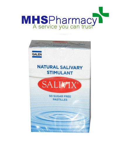 Salivix Salivary Stimulant Dry Mouth relief pastilles 50 Sugar free ...