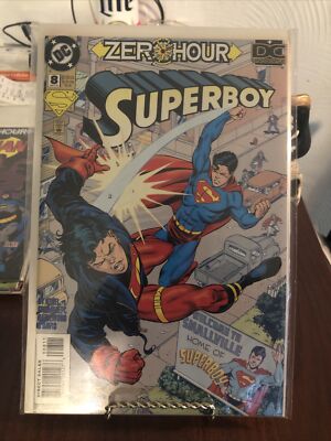 Superboy #8 (DC Comics, 1994) DC Universe Logo Variant, Zero Hour | eBay