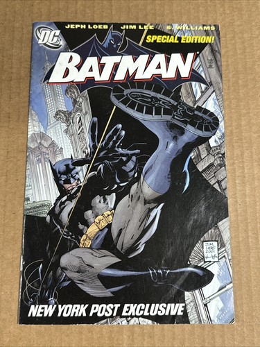 BATMAN #608 NEW YORK POST EXCLUSIVE SPECIAL DC COMICS (2002) JIM LEE ...