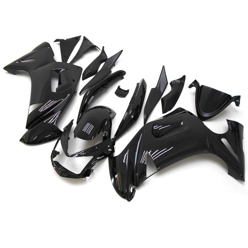 Gloss Black Body Kits Kit for Kawasaki ER-6F Ninja 650r 2006 2007 2008 ...