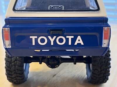 2 White Vinyl Toyota Logo Decals - WPL C24 Upgrade - for 1/16 Scale ...