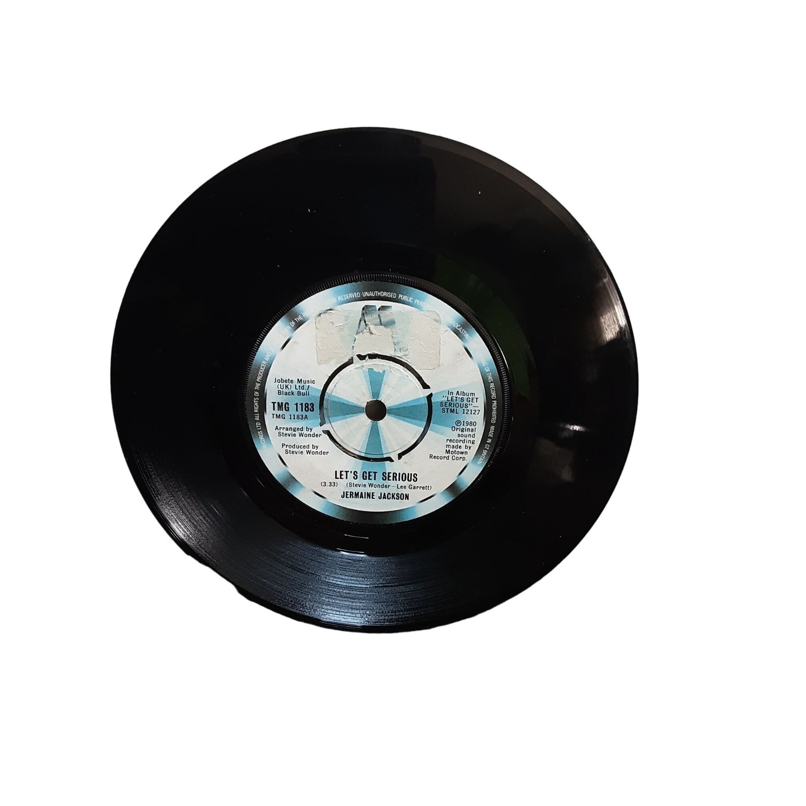 Jermaine Jackson Lets Get Serious 45 Record Motown 1183 1980 UK | eBay
