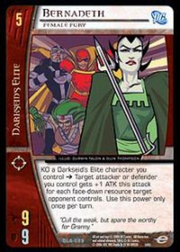 VS System: Bernadeth, Female Fury [Played] DC Legion of Super Heroes ...