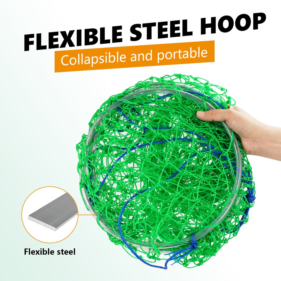 Bridge And Pier Fishing Net Foldable Drop Net Pier Fishing With Rope ...