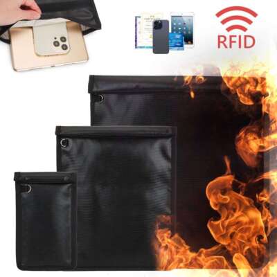 Faraday Bag RFID Signal Blocking Shielding Pouch Large Laptop Case ...