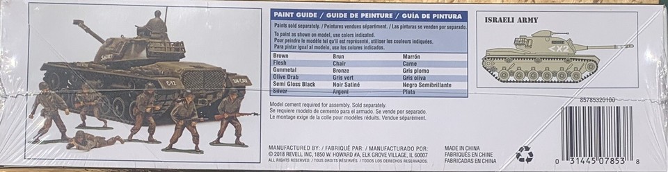 Monogram M48A2 Patton Tank Plastic Model Kit 1:35 Scale Sealed Parts ...