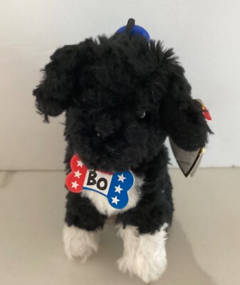 Ty BO (OBAMA First Dog) the PORTUGUESE WATER DOG KEY CLIP - 4” NEW | eBay