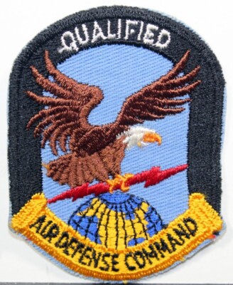 US Air Force Air Defense Command ADC Qualified Full Color Insignia Patch V 1 | eBay
