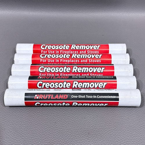 Lot Of 5 Rutland Toss-In Creosote Remover Stick 3oz Each Pre Measured ...