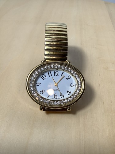 Vintage Avon Gold Tone Wrist Watch Bezel With Rhinestones Nice Rare | eBay