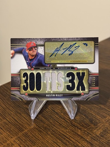 2025 Topps Triple Thread /36 Austin Riley Patch Autograph | eBay
