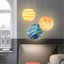 LED planet chandelier New restaurant living room bedroom ceiling light ...