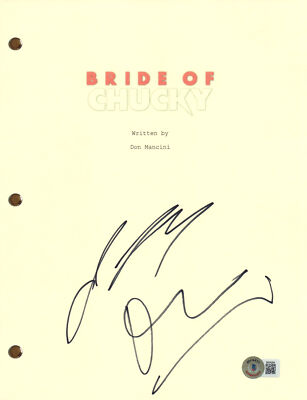 Jennifer Tilly Don Mancini Signed Autograph Bride of Chucky Movie ...