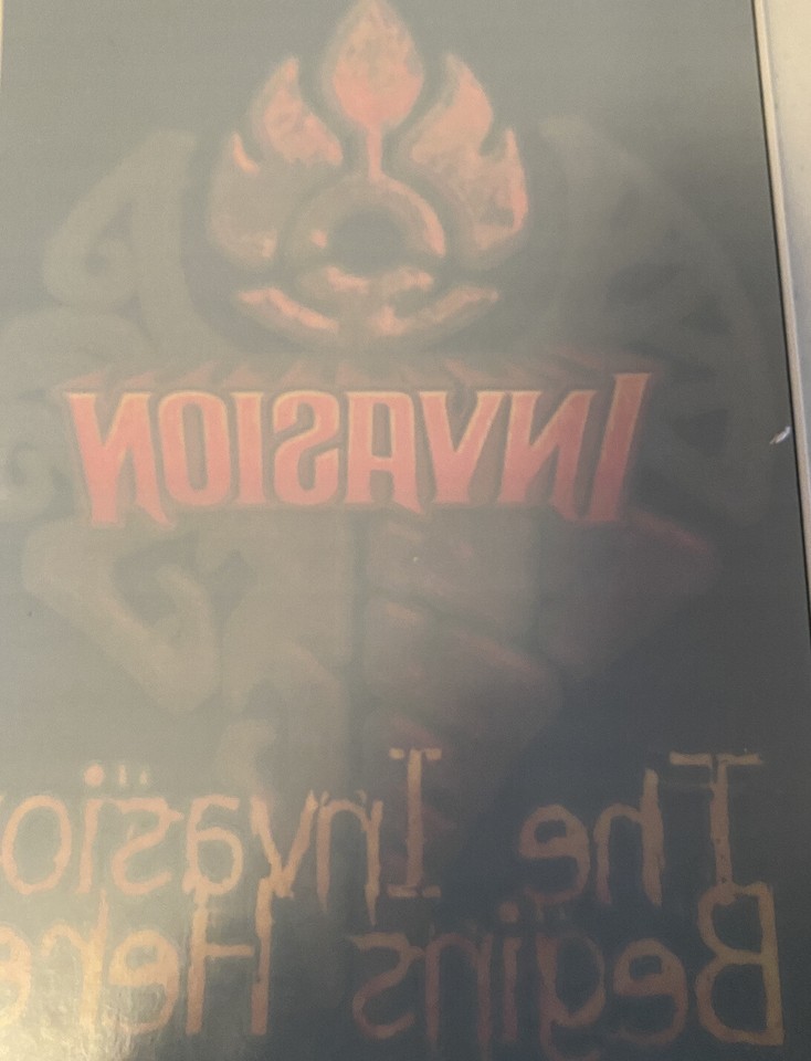 Magic The Gathering Invasion Promo Window Cling Sticker NEW MTG 6 x 10 ...