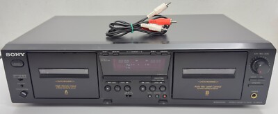 Sony TC-WE475 Dual Cassette Deck Auto Reverse Player Recorder Pitch ...