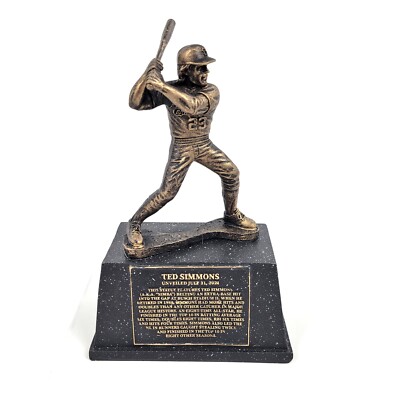 St. Louis Cardinals Ted Simmons Statue NIB, SGA 5/29/22 Stadium ...