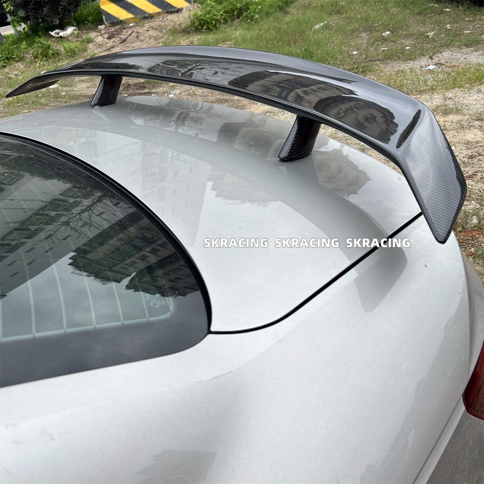 Universal GT-Style Racing For Car Real Carbon Fiber Wing Spoiler Rear ...