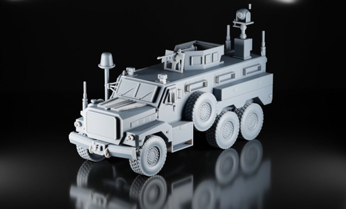 Cougar Mastiff MRAP - 1/43 - US UK AUS Ukraine - 3D Military Model ...