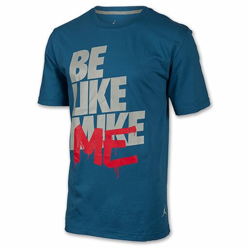 Nike Jordan "Be Like Mike Me" T-Shirt True Blue Men's XL 2XL 3XL BNWT ...