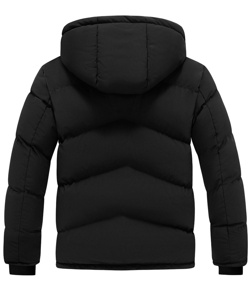 Wantdo Men's Waterproof Puffer Jacket Warm Winter Coat with Removable ...