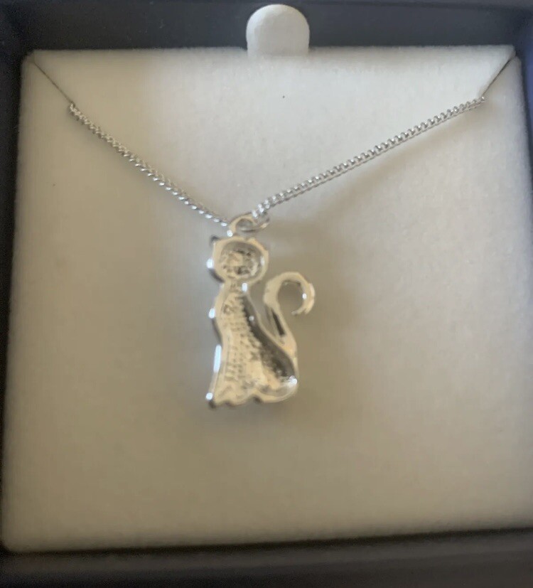 equilibrium sparkle cat necklace Not Been Worn | eBay