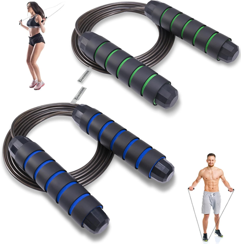 Jump Rope Adjustable Skipping Rope with Ball Bearings for Fitness ...