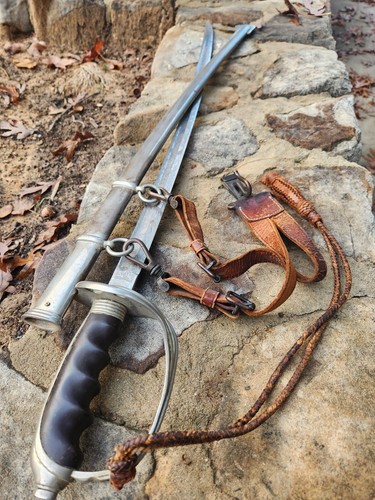 Old Military Sword ,Antique , Officer's Sword Etched Blade | eBay
