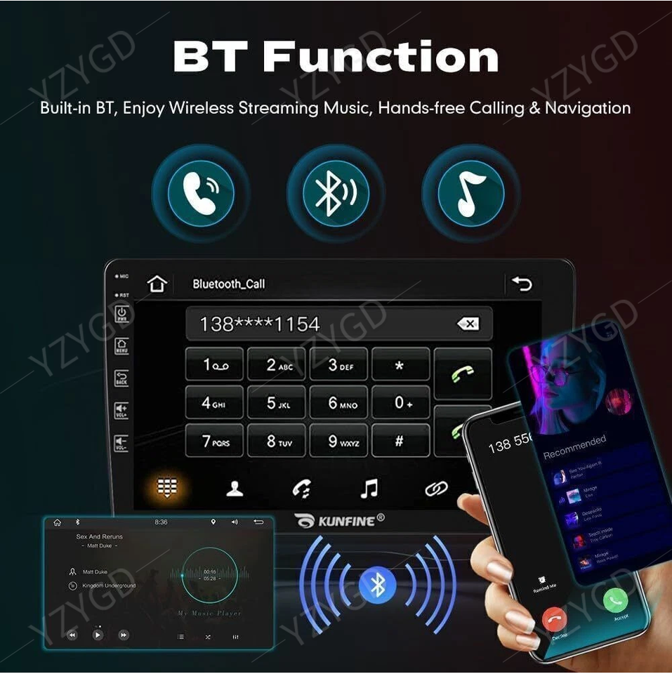 For Toyota Camry 2006-2011 Apple Carplay Car Radio Stereo GPS Navi ...