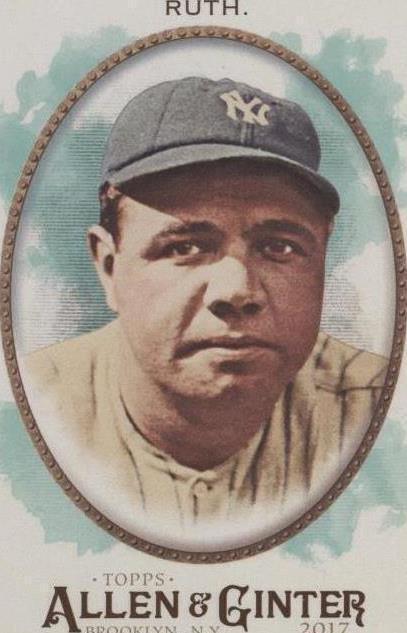 2017 Topps Allen & Ginter - Babe Ruth #4 for sale online | eBay