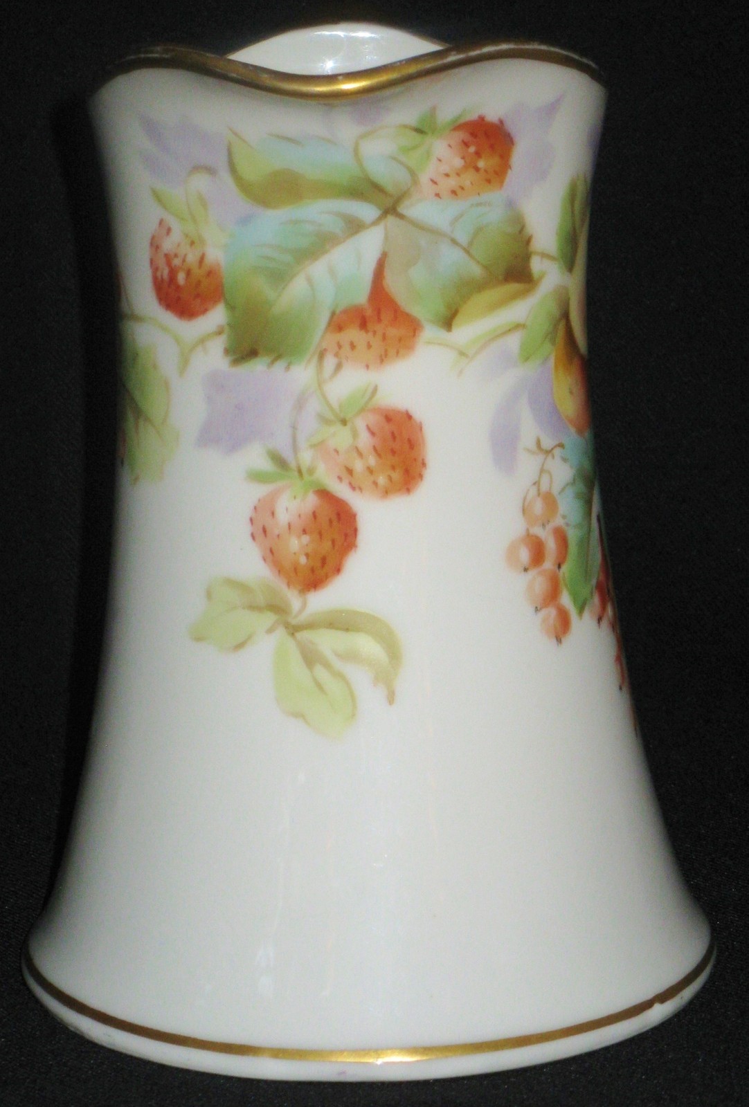 ANTIQUE HP LIMOGES MILK WATER JUICE CREAM PITCHER RARE SIGNED ?GC?EM ...
