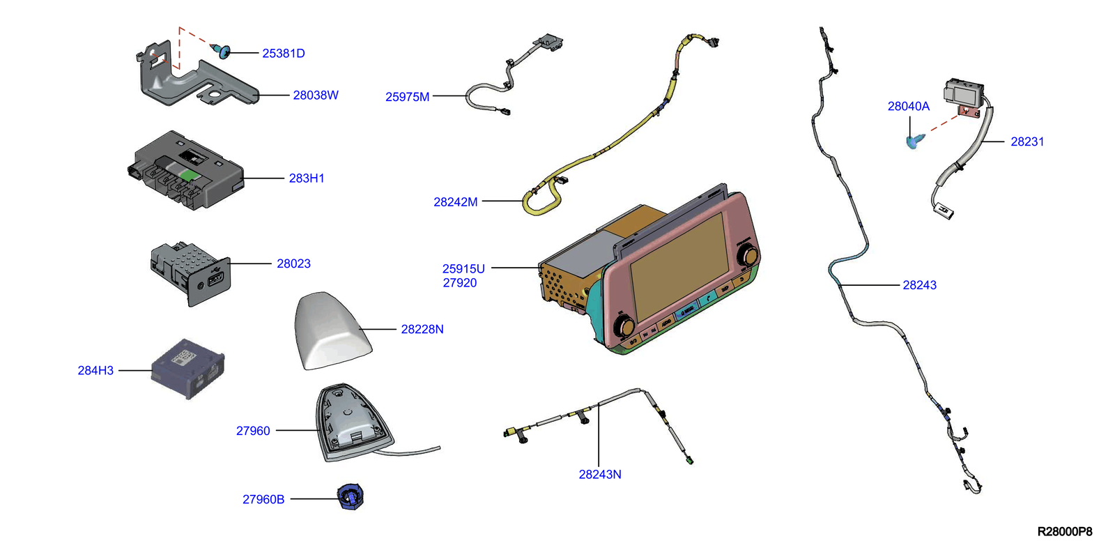 Genuine Nissan OE Cont Assy 2591A-9HF0D for sale online | eBay